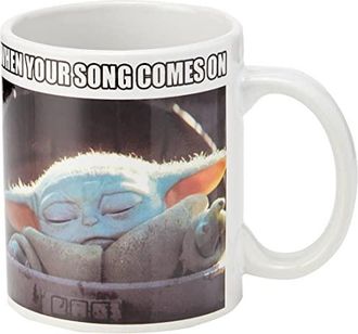 Star Wars The Mandalorian - Mug en c&eacute;ramique 11oz/315ml (Quand tu entends ta chanson)