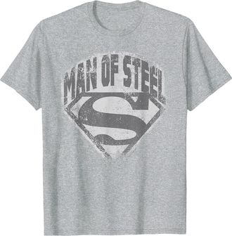 DC Comics Superman Man of Steel Shield T Shirt T-Shirt