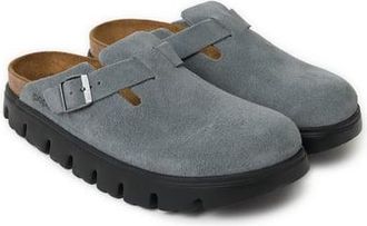 Birkenstock Papillio x Birkenstock Mules Boston - Grau