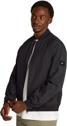 Tommy Hilfiger Branded Bomber Mw0Mw39199 Blouson aviateur, Black (Black), L Homme