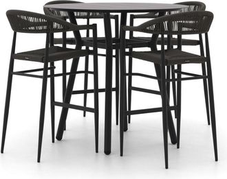 Manifesto Furniture Manifesto Belpasso/Tritoni &oslash; 110 cm Gartenbar-Set 5-teilig stapelbar