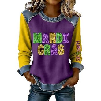 Generic Veste &agrave; capuche &agrave; manches longues et col rond pour femme - Style d&eacute;contract&eacute; - Imprim&eacute; l&eacute;opard, violet, 3XL