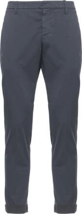 Dondup Homme, Pantalons, Bleu, Taille: W32 Chinos Cropped Slim-fit