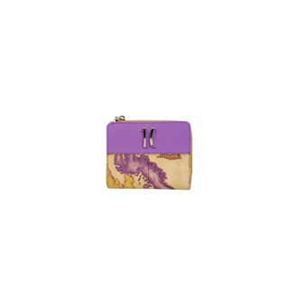 Alviero Martini 1A Classe Femme, Accessoires, Multicolore, Taille: ONE Size Geo Bouganville Zip Fold Piccolo Wallet