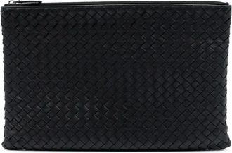 Bottega Veneta 2012-2025 Nappa Intrecciato clutch bag - Schwarz
