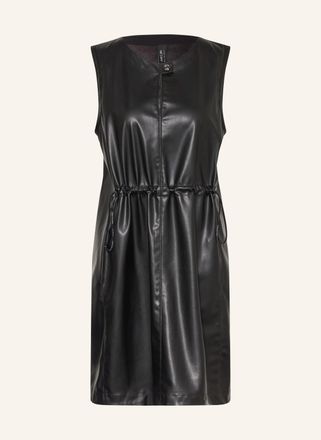 Marc Cain Kleid In Lederoptik schwarz