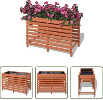 vidaXL Gartenk&uuml;bel - Blumenkasten 100x50x71 cm Holz