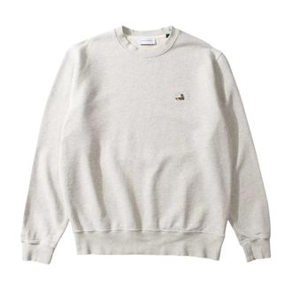 Edmmond Studios Duck Patch Sweatshirt - - Sweatshirts & Hoodies - Herren - Grau - S