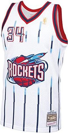 Mitchell & Ness NBA Swingman Jersey 2.0 Houston Rockets 1995-1996 - H. Olajuwon, Blanc., S