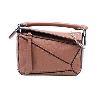 Loewe Pre-owned Leder Puzzle Bag - - Pre-owned - Damen - Braun - ONE SIZE