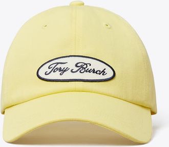 Tory Burch Damen Baseballkappe mit Logo-Patch