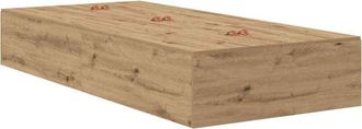 vidaXL Cadre de lit avec stockage ch&ecirc;ne artisanal 200 x 90 x 31,5 cm Vidaxl