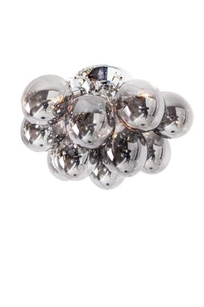 By Ryd&eacute;ns Deckenleuchte Gross, Grau, Chrom, Metall, Glas, 30x20 cm, Lampen & Leuchten, Innenbeleuchtung, Leuchten nach R&auml;umen, Schlafzimmerlampen