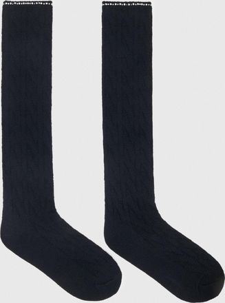 Maje Chaussettes Strass&eacute;es - Noir - Maje