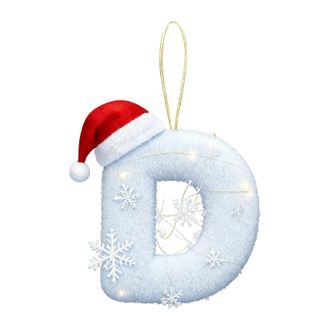 Generic 26 Pcs Weihnachtsbaumschmuck Weihnachtsdeko, 2D Acryl Weihnachtsanh&auml;nger Buchstaben Ornamente Christmas Decorations f&uuml;r Weihnachtsbaum, Feiertag, Part