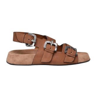 Ernesto Dolani Femme, Chaussures, Brun, Taille: 41 EU Sandalo in Suede