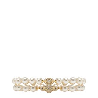 Vivienne Westwood Femme, Accessoires, Multicolore, Taille: S Graziella Pearl Bracelet