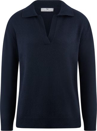 Peter Hahn Polo-Pullover Peter Hahn blau