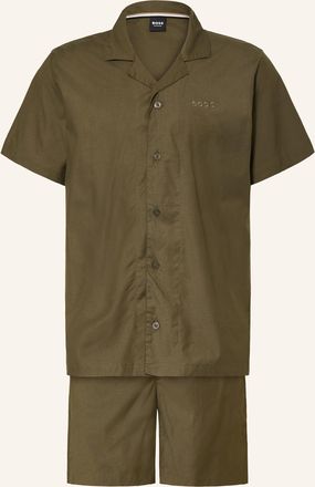 HUGO BOSS Shorty-Schlafanzug Chris gruen