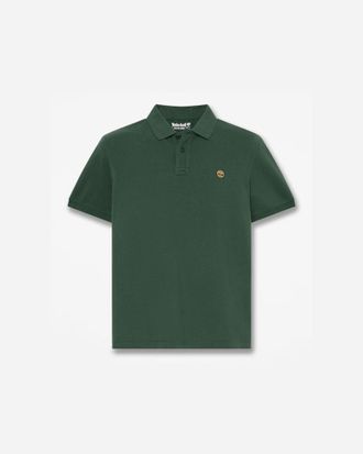 Timberland Millers River Kurzarm-Polohemd f&uuml;r Herren in Dunkelgr&uuml;n, Herren, Gr&uuml;n, Gr&ouml;&szlig;e