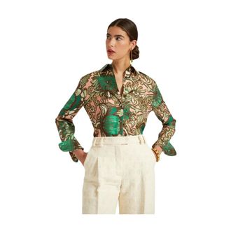 La DoubleJ Femme, Blouses et Chemises, Multicolore, Taille: 46 FR Chemise Gar&ccedil;on