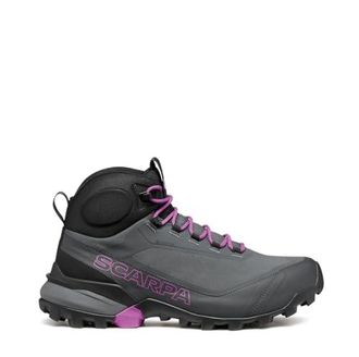 Scarpa Bottes Ribelle Cross 2 GTX pour Femme - Chaussures de randonn&eacute;e l&eacute;g&egrave;res et imperm&eacute;ables Gore-Tex pour la randonn&eacute;e et Le Trekking, Gris fonc&eacute;/Violet, 