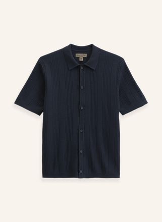 Marc O'Polo Marc Opolo Strick-Shirt blau