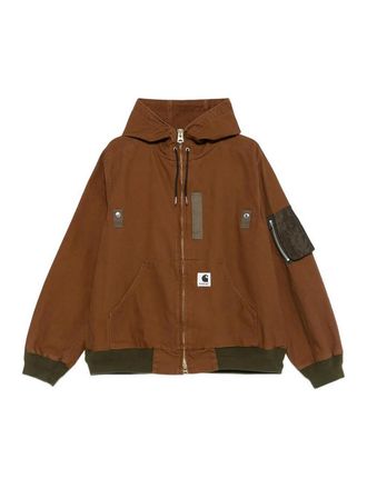 sacai Knielanger Mantel - Beige