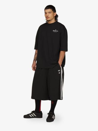 adidas Mens T-Shirt Wc Logo Black Cotton T-Shirts And Polos
