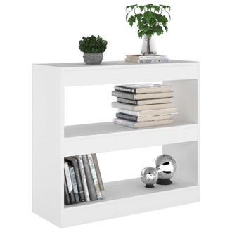 Generic B&uuml;cherschrank, Modernes B&uuml;cherregal mit 2 Ebenen und Offenem Regal, Kompakter Aufbewahrungsorganisator f&uuml;r Wohnzimmer, Heimb&uuml;ro und Schlafzimmer (Wei&szlig;