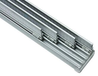 Gardinia Gardena Panneau Japonais, Kit complet, Rail à 4 voies, Aluminium 31174 4,5 x 230,3 x 4,5 cm