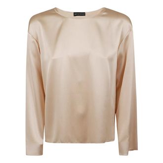 Emporio Armani Damen, Blusen & Hemden, Beige, MGr&ouml;&szlig;e