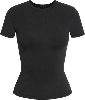 SKIMS Damen T-Shirt aus Baumwoll-Mix