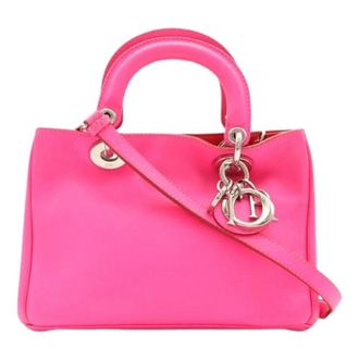Dior Pre-owned Diorissimo Leder 2way Bag - - Pre-owned - Damen - Rosa - ONE SIZE