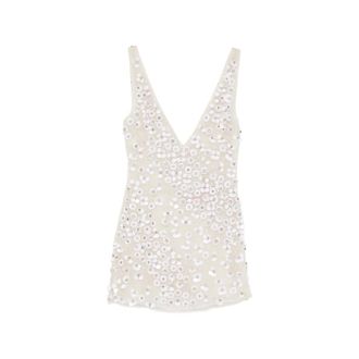 Cult Gaia Femme, Robes, Blanc, Taille: 38 FR Sapphira Dress