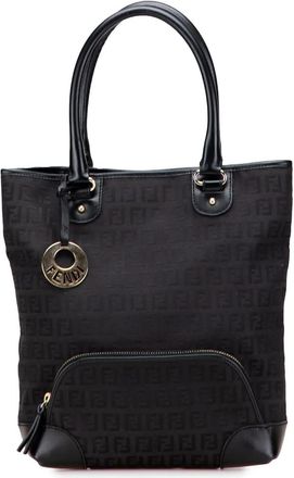 Fendi Shopper - Zucchino Canvas Chef Front Pocket Shopping Tote - Gr. unisize - in Braun - für Damen