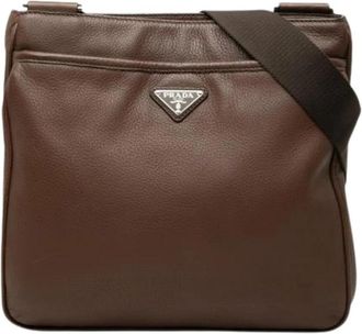 Prada Pre-owned Vintage Crossbody Bag - - Pre-owned - Damen - Braun - ONE SIZE