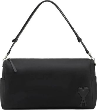 Ami Femme, Sacs, Noir, Taille: ONE Size Marcel Large Shoulder Bag