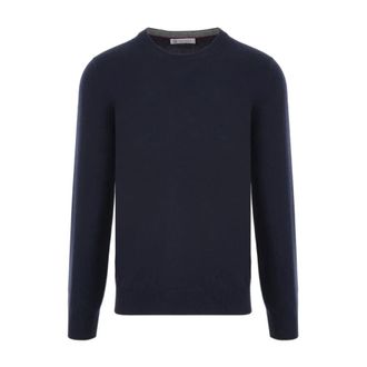 Brunello Cucinelli Cashmere Strickware - - Knitwear - Herren - Blau - 2XL
