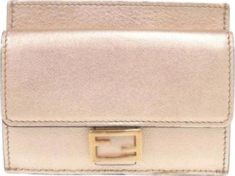 Fendi Porte-cartes daffaires Pre-owned - Femme - Pre-owned - Rose - Taille: ONE Size