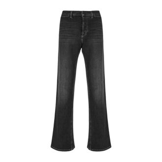 Gucci Baumwoll-Denimhose mit Web - - Jeans - Herren - Schwarzk - W31