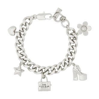 Marc Jacobs Mini Icon Charm Armband - - Accessories - Damen - Grau - ONE SIZE