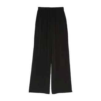 Max Mara Femme, Pantalons, Noir, Taille: 44 FR Pantalon Large en Jersey
