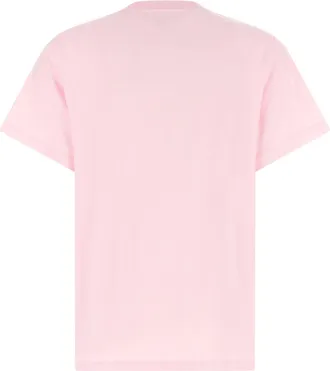 Ganni Crab Graphic Cotton Jersey T-Shirt - Pink