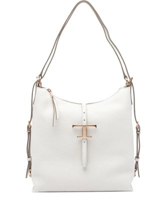 Tod's sac porté épaule T-Timeless - Blanc