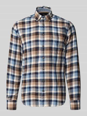 Fynch-Hatton Regular Fit Freizeithemd mit Logo-Stitching