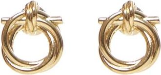 Ferragamo Femme, Accessoires, Jaune, Taille: ONE Size Earevox Mini Earrings