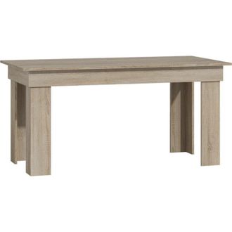 Topeshop Rhea - Table &agrave; manger cuisine s&eacute;jour 160x80x75cm - Table &agrave; diner pour 6 personnes moderne style scandinave - Sonama