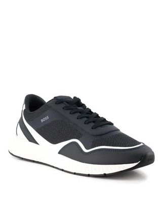 HUGO BOSS Herren Sneaker blau Synthetik