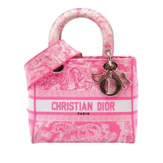 Dior Pre-owned Lady D-Lite Toile de Jouy Handtasche - - Pre-owned - Damen - Rosa - ONE SIZE